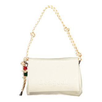 Desigual Femme, Sacs, Blanc, Taille: ONE Size Half Logo Bag Venecia 4.0