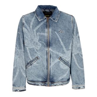 Iuter Spider Denim Ally Jacke Blau - - Jackets - Herren - Blau - M