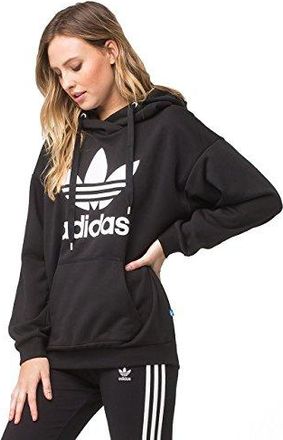 adidas Originals Adidas Originals Veste &agrave; capuche avec logo pour femme - Noir - Small