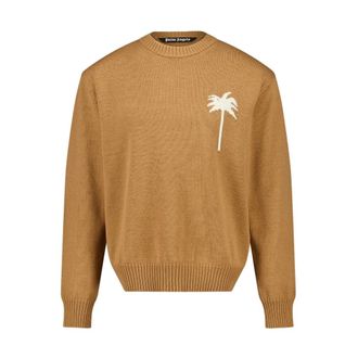 Palm Angels Herren, Strickwaren, Braun, LGr&ouml;&szlig;e