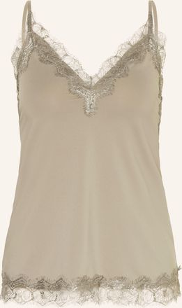 Rosemunde Top Billie Mit Spitze gruen