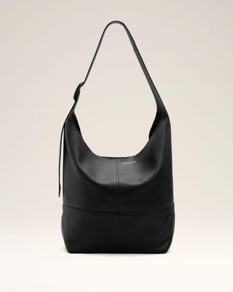 Ami Ami Paris - Sac Porte Crois&eacute; Etienne Noir en Cuir De Taurillon Noir - TU - Unisex