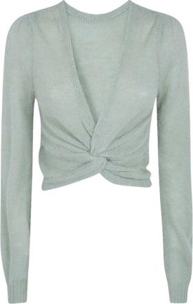 Twinset Scalda Cuore Pullover - - Knitwear - Damen - Gr&uuml;n - M
