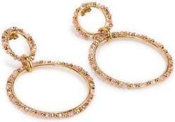 Au Printemps Paris Runde Ohrringe mit Perlen