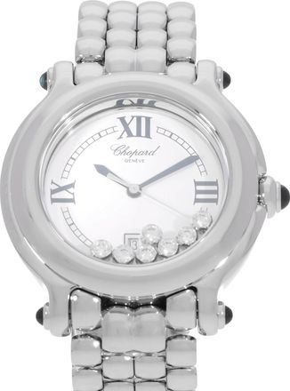 Chopard Uhr - Happy Sport - Gr. unisize - in Wei&szlig; - f&uuml;r Damen
