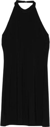 Norma Kamali Femme, Robes, Noir, Taille: 36 FR Mini-robe dos nu