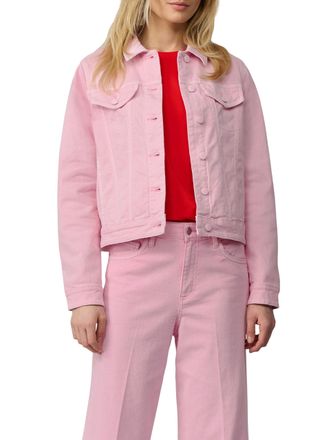 s.Oliver Elastische Jeansjacke mit seitlichen Eingrifftaschen