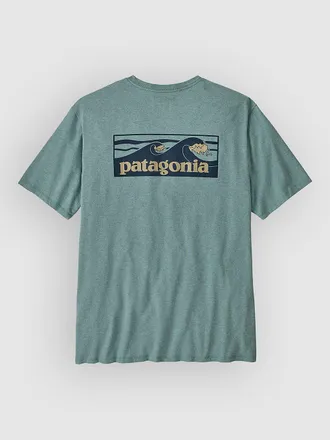 Patagonia Boardshort Logo Pocket Responsibili T-Shirt bleu
