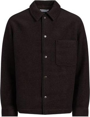 Aigle Veste droite boutonn&eacute;e en laine m&eacute;lang&eacute;e