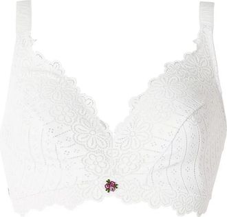 Brigitte Bardot Soutien-gorge souple blanc Po&eacute;tesse