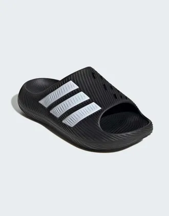 adidas adidas Performance - Purechill - Slider in Core Black / Cloud White-Schwarz