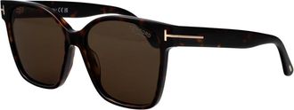 Tom Ford Lunettes de soleil Iris-02 - unisex - Accessoires - Brun - Taille: 56 MM