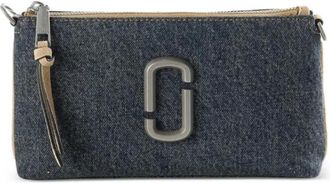 Marc Jacobs Femme, Sacs, Bleu, Taille: ONE Size Denim Pochette