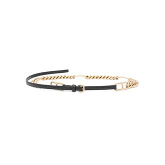 Ermanno Scervino Stylischer Lederg&uuml;rtel mit Schnalle - - Accessories - Damen - Schwarzk - 75 CM