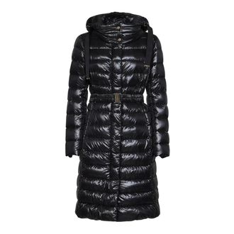 Herno Langer Daunenmantel - - Coats - Damen - Schwarzk - L