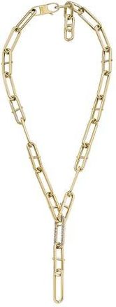 Fossil Heritage JF04583710 D-Link Glitz Chaîne pour femme en forme de Y Acier inoxydable Doré, Length: 443mm, Width: 27.9mm, Acier inoxydable, Pas de gemme