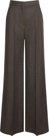 Max Mara Femme, Pantalons, Brun, Taille: 38 FR Pantalon droit sur mesure