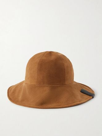 Loewe Chapeau En Daim Country - Marron