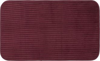 Gözze Rutschfester Weicher Badeteppich, 100% Polyester, 60 x 100 cm - Brombeere