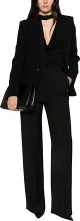BABYLON Pantalon Large - Femme - Pantalons - Noir - Taille: 46 FR