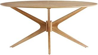 Miliboo Table &agrave; Manger Design Ovale ch&ecirc;ne L160 cm DIELLI