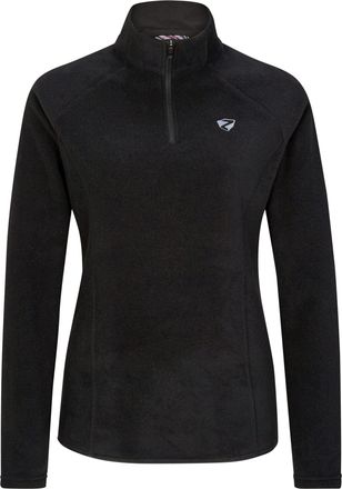 Ziener Damen JEMILA Skipullover, Skirolli, Funktions-Shirt | Langarm, atmungsaktiv, Fleece, warm, Black, 44