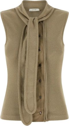 Christophe Lemaire Femme, Tops, Beige, Taille: 40 FR Haut asym&eacute;trique ajust&eacute;