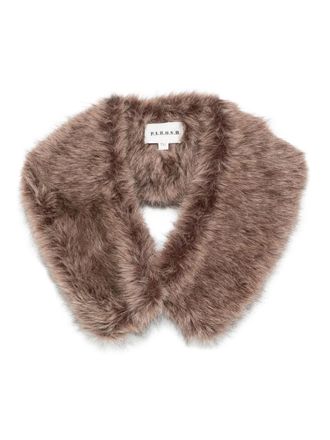 P.A.R.O.S.H. écharpe en fourrure artificielle - Marron