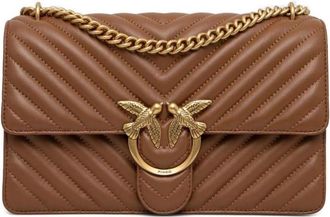 Pinko Pinko, Femme, Sacs, Brun, Taille: ONE Size Love Bag One Chevron