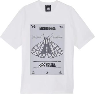 Yohji Yamamoto Homme, Tops, Blanc, Taille: M Nbhd GFX Tee