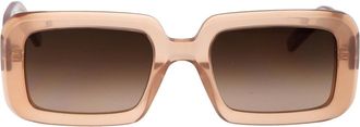 Saint Laurent Lunettes De Soleil - Orange