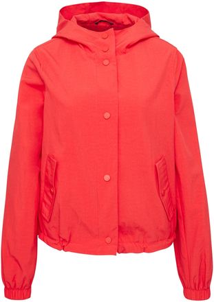 QS by s.Oliver Nylon-Jacke mit Kapuze und verstellbarem Saum chilirot S