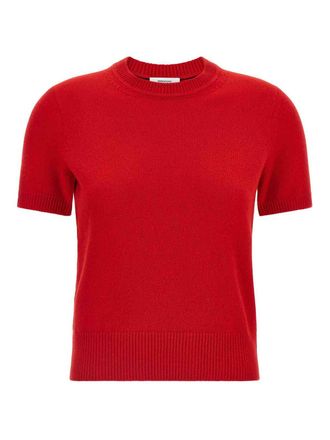 Ferragamo Pull Col Rond - Rouge