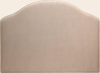 Madura T&ecirc;te De Lit Tapiss&eacute;e Cephee Velours beige chic - BEIGE