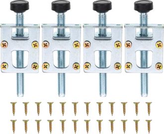 BESPORTBLE 4 St&uuml;ck Verstellbare M&ouml;belnivellierer aus Robustem Material Gro&szlig;e H&ouml;henverstellbare M&ouml;belf&uuml;&szlig;e mit Schraube und Mutter f&uuml;r Tische St&uuml;hle Schr&auml;nke und A