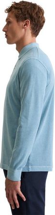 Marc O'Polo Langarm-Poloshirt aus soft-touch Bio-Baumwoll-Jersey