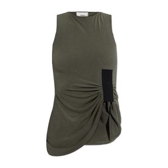 Coperni Asymmetrisches Top mit Schnitt - - Tops - Damen - Gr&uuml;n - XS