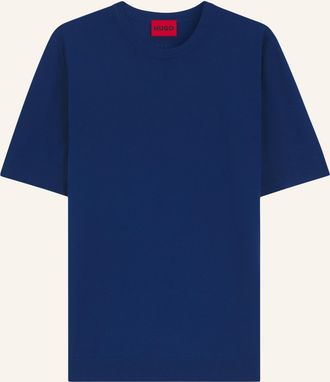 HUGO BOSS Hugo Strickshirt San Carl blau