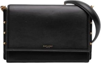 Saint Laurent Sac bandouli&egrave;re Zoe Pre-owned - Femme - Pre-owned - Noir - Taille: ONE Size