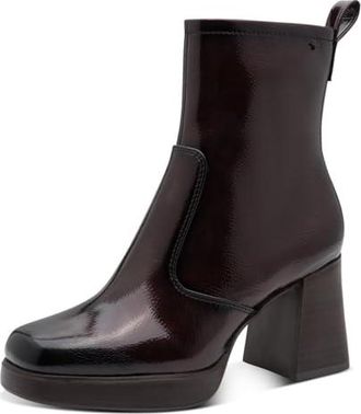 Tamaris Bottines &agrave; talon pour femme Merlot 1-25361-43 - Brevet Merlot - 42 EU, Brevet Merlot, 42 EU