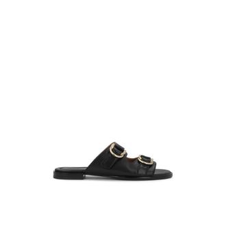 Kazar Kazar Ledersandalen mit Klettverschluss - - Shoes - Damen - Schwarzk - 40 EU