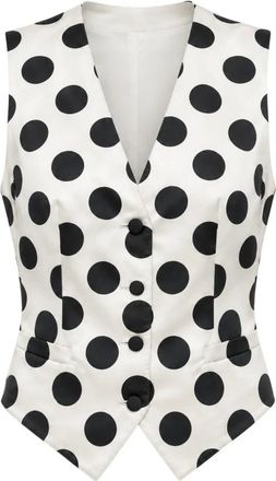 Dolce & Gabbana Gilet - Femme - Vestes - Blanc - Taille: 40 FR