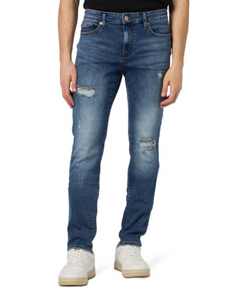 Only & Sons Herren ONSLOOM Slim ONE DBD Dest 8618 MAT DNM Jeans, Dark Blue Denim, 29W x 34L