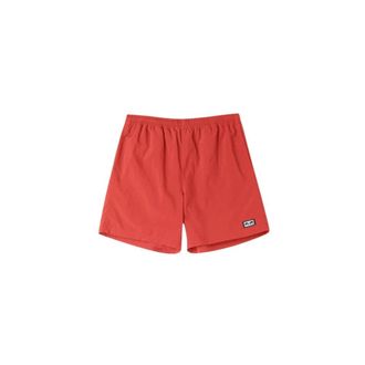 Obey Rote Nylon Shorts - Easy Eyes - - Shorts - Herren - Rot - L