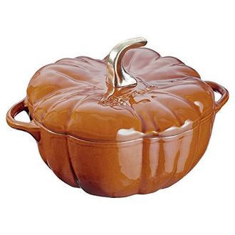 Staub Cocotte, fonte, orange br&ucirc;l&eacute;, 3,5 qt