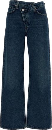 A Gold E Femme, Jeans, Bleu, Taille: W26 Arc Criss Cross Jean