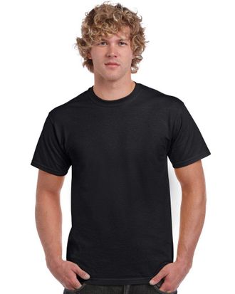 Gildan Herren T-Shirt Gildan Adult Ultra Cotton, Einfarbig, Gr. XXXXX-Large, Schwarz