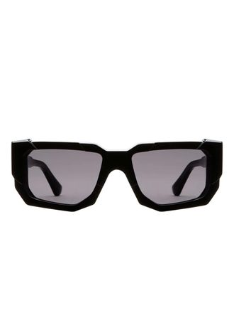 Kuboraum lunettes de soleil K61 &agrave; monture carr&eacute;e - Noir