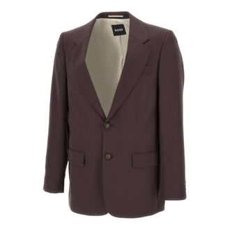 HUGO BOSS Homme, Vestes, Brun, Taille: 2XL Blazer en twill