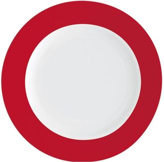 Kahla Pronto Colore Fr&uuml;hst&uuml;cksteller 20,5 cm cherry red|roter Beilagenteller aus Porzellan